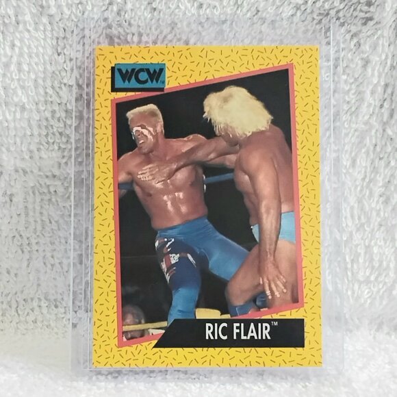Wcw | Toys | 52 Enm 991 Impel Rick Flair Wcw Wrestling Card 46 | Poshmark